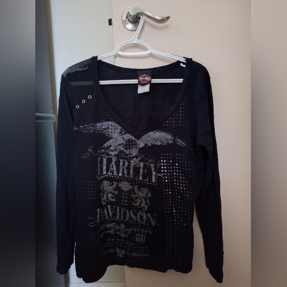 Harley-Davidson | Tops | Harley Davidson Womens Top Size L | Poshmark